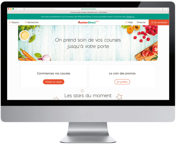 Un avant-goût de la future interface Auchan Drive ? - Olivier Dauvers