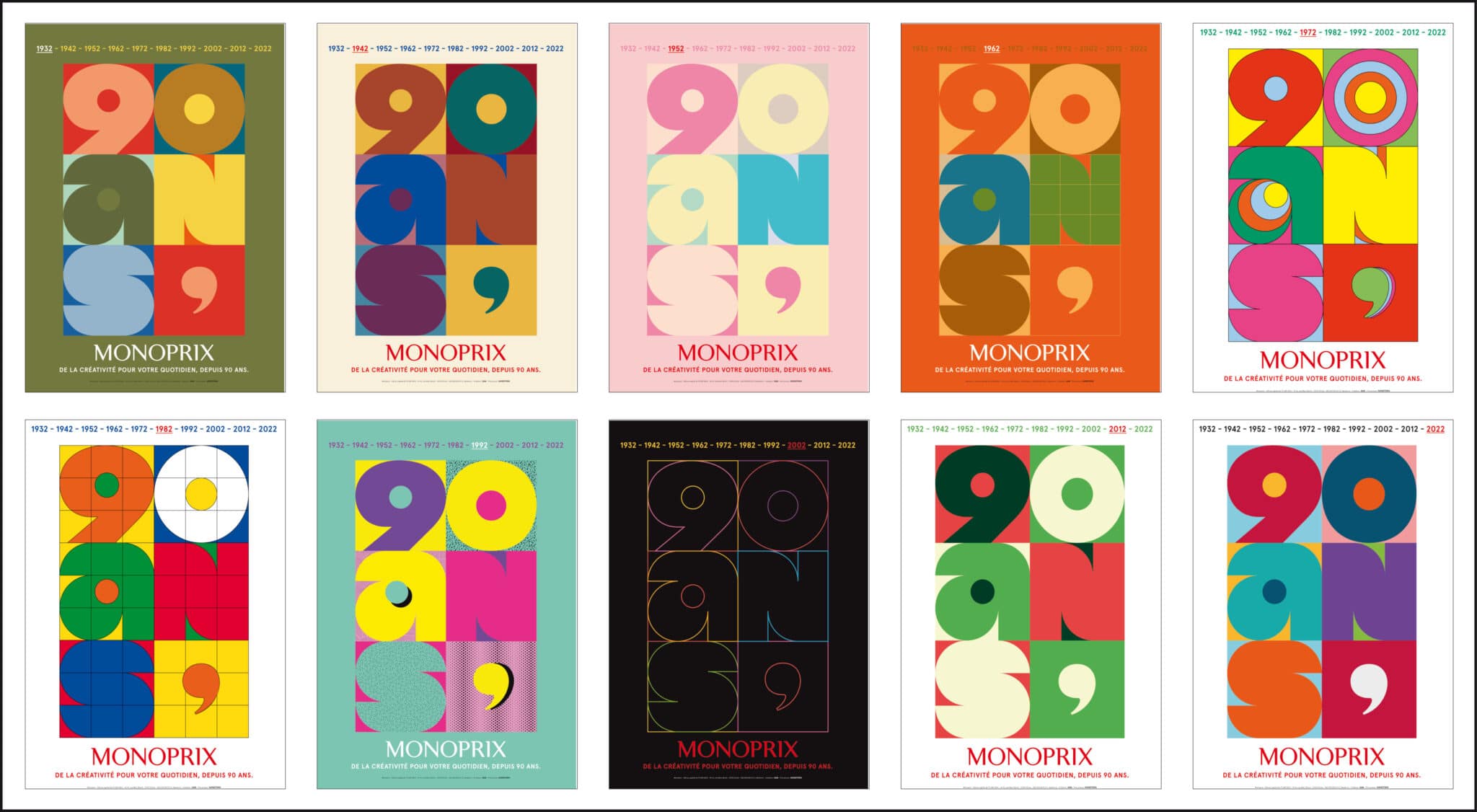 Découvrez la campagne "90 ans" de Monoprix... - Olivier Dauvers