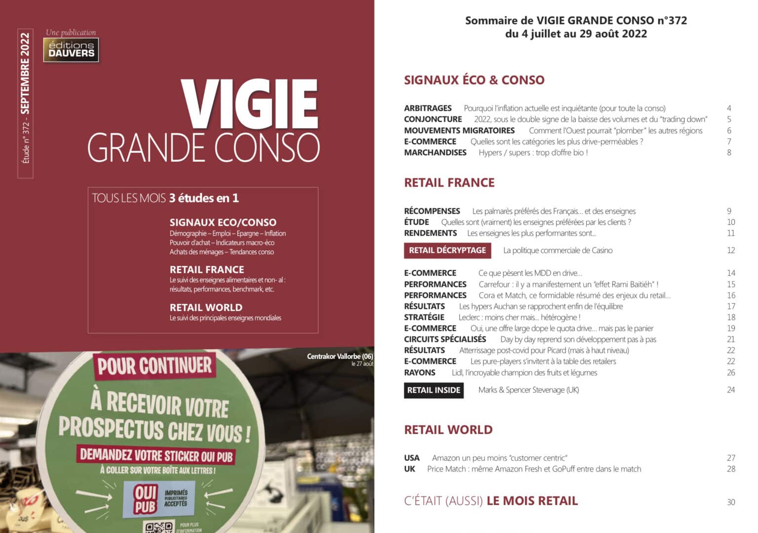 Le nouveau VIGIE GRANDE CONSO - Olivier Dauvers