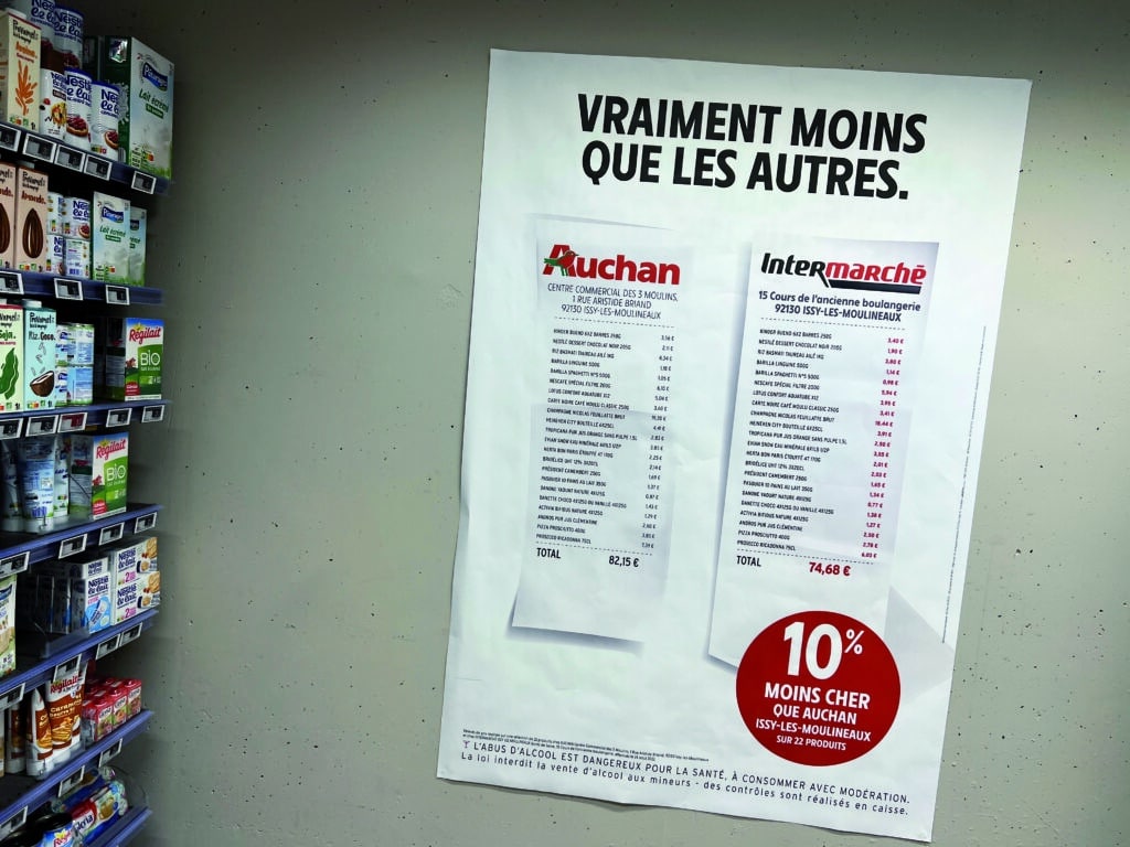 Intermarché en mode publicité comparative, ça donne ça... - Olivier Dauvers