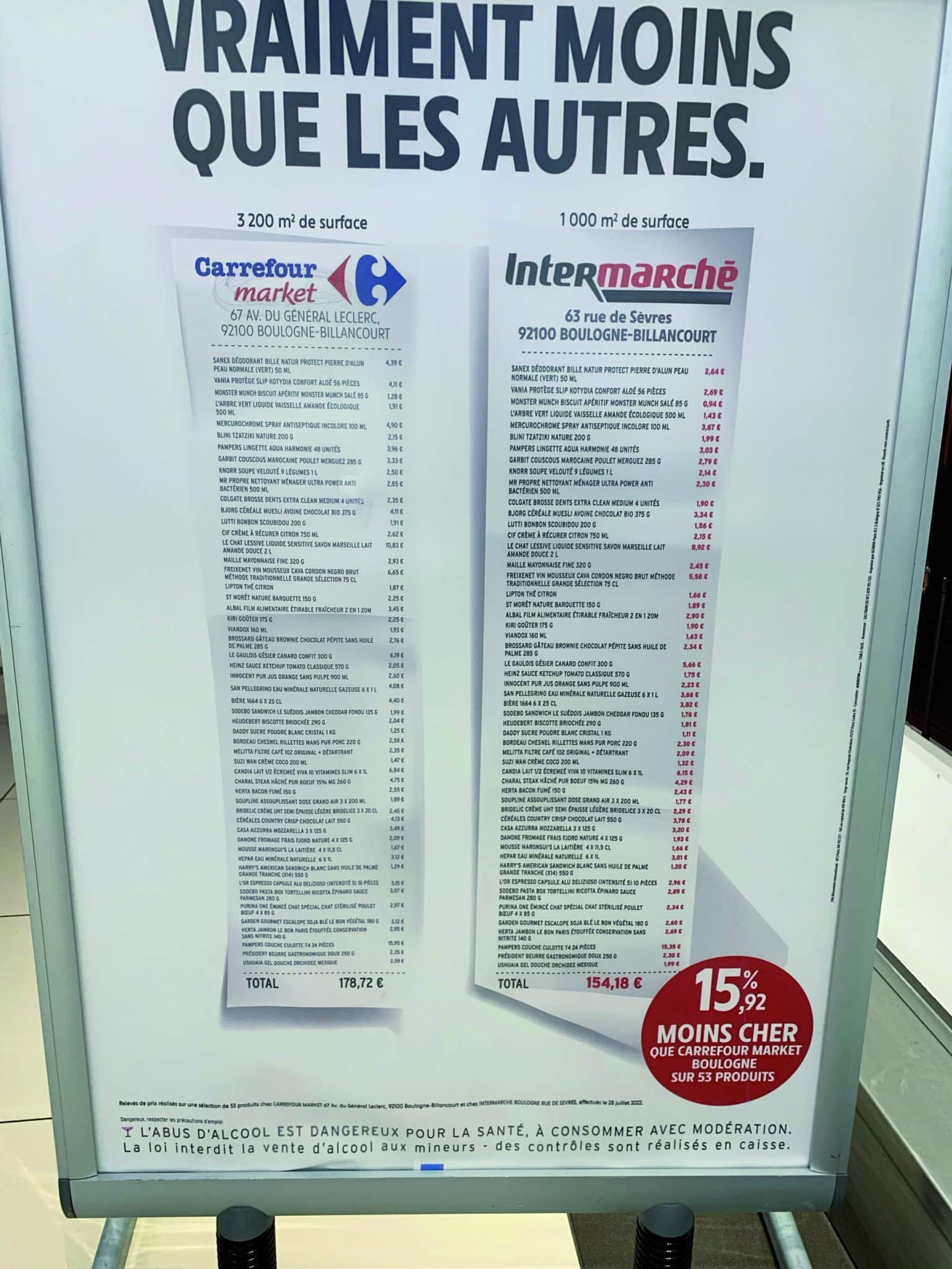 Intermarché en mode publicité comparative, ça donne ça... - Olivier Dauvers