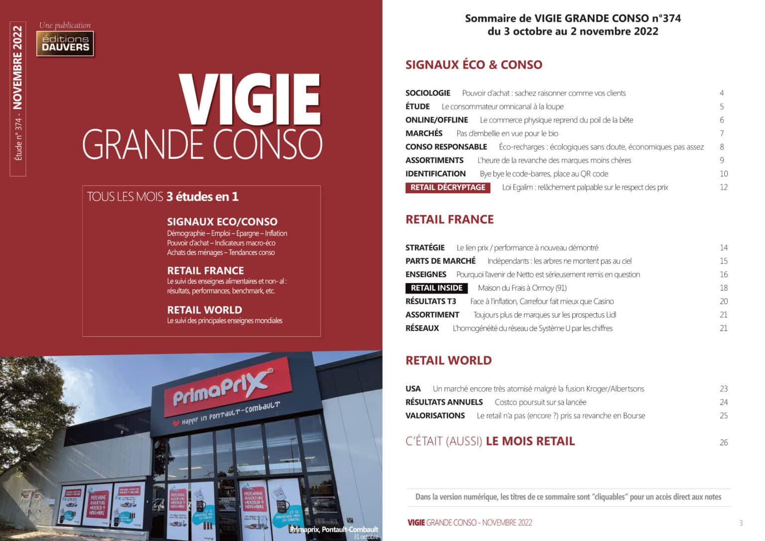 Le nouveau VIGIE GRANDE CONSO - Olivier Dauvers