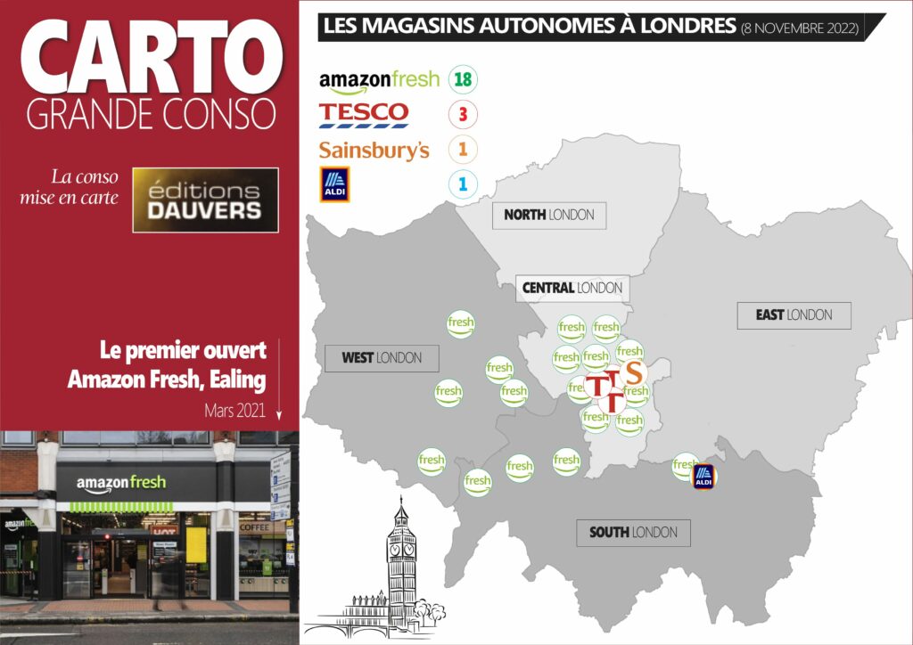23 magasins autonomes à Londres ! - Olivier Dauvers