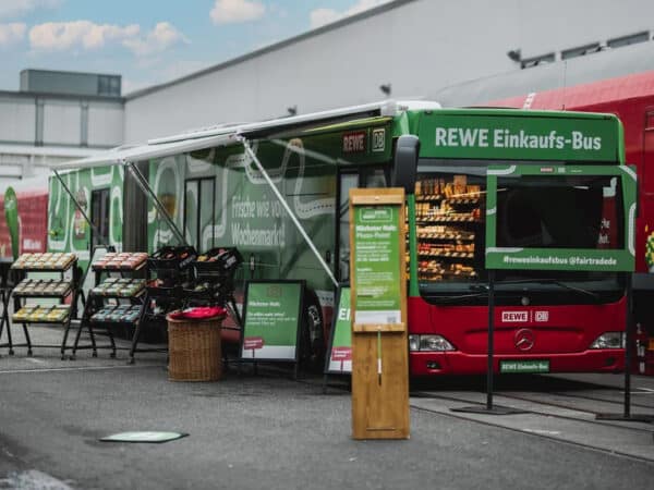 Le supermarché mobile de l'allemand Rewe - Olivier Dauvers