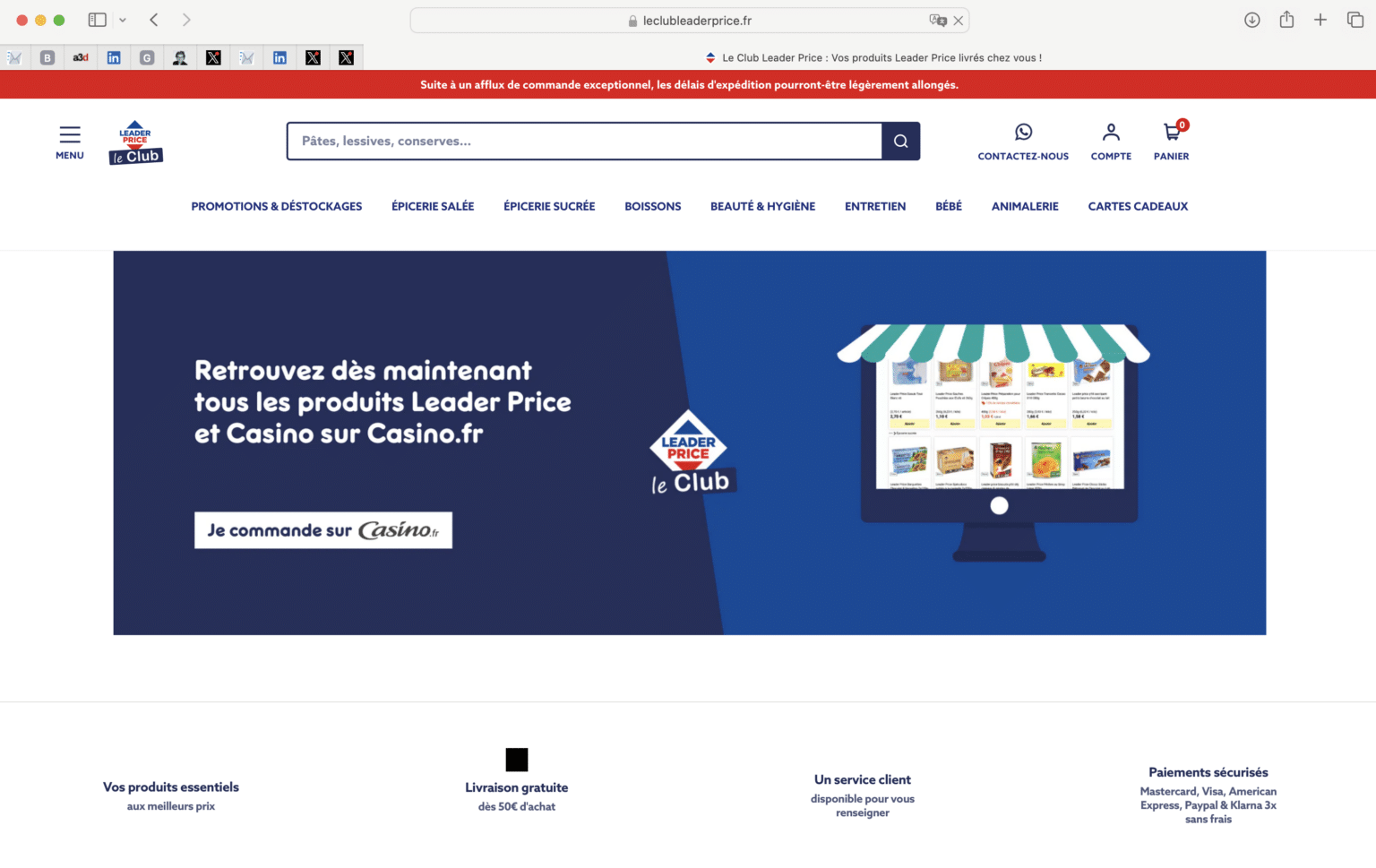 Livraison à domicile : c'est terminé pour Le Club Leader Price ...