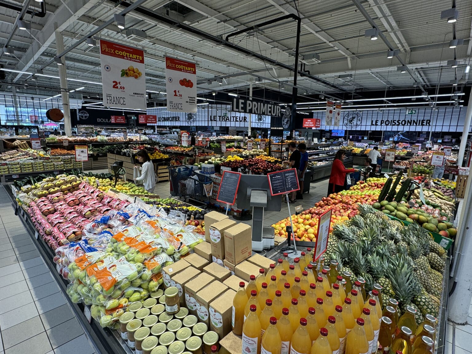 Rayons inspirants : les fruits et légumes à Hyper U Sierentz (68 ...