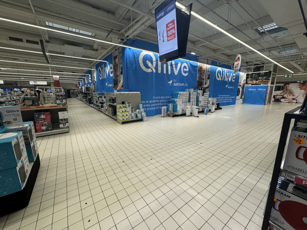 Auchan : la réduction des surfaces est en marche, exemple à Villeneuve ...