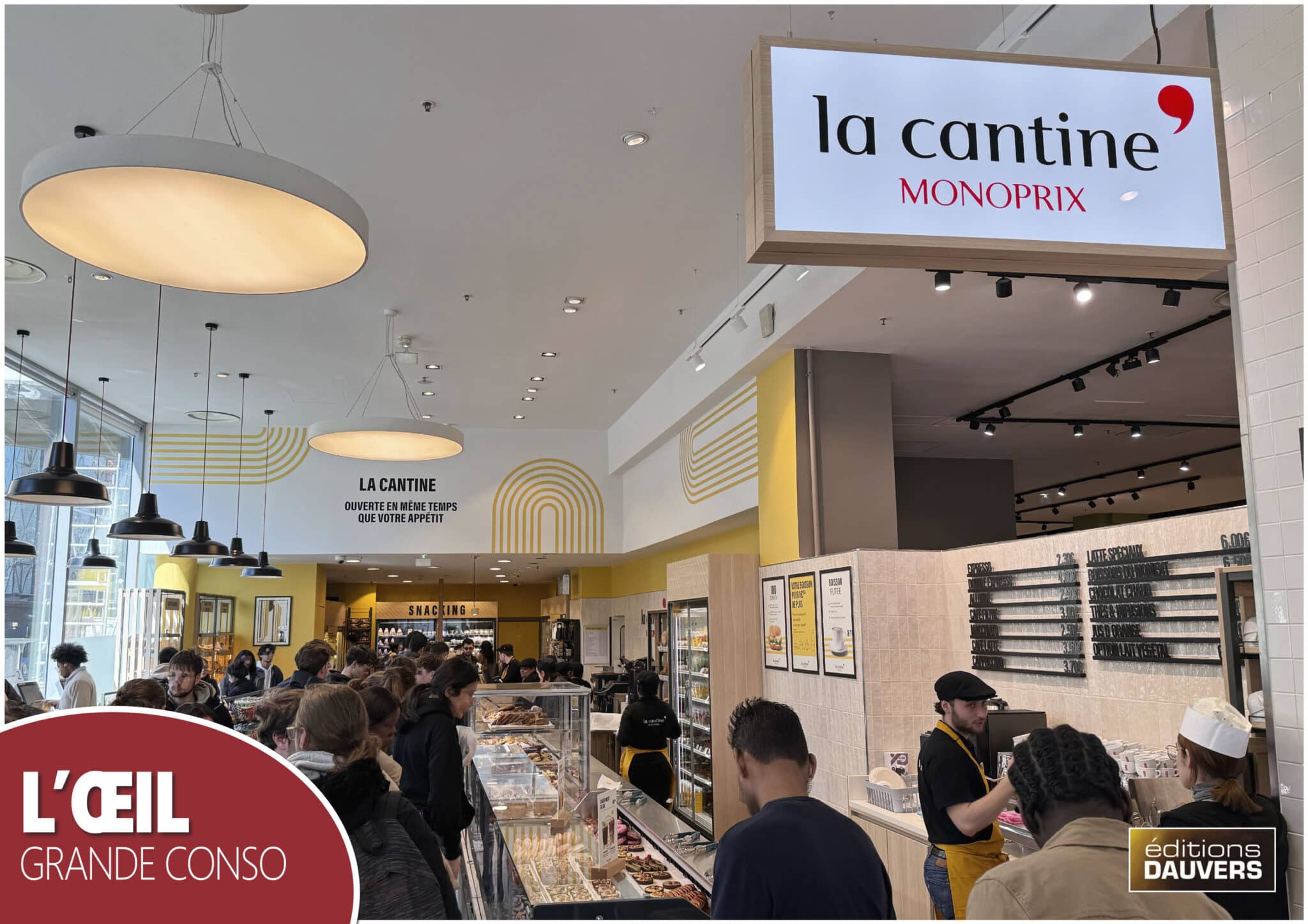 Cantine Monoprix : c'est parti pour les cafés latte à 6 euros ...